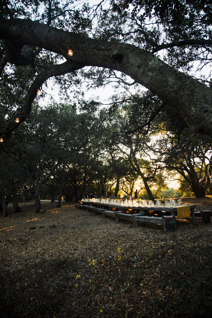 Scenes from Saturday night: Dinner at the Long Table - Hither & Thither